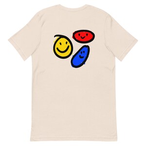 Happiness Smiley Faces Streetwear Fashion Unisex T-shirt - Etsy