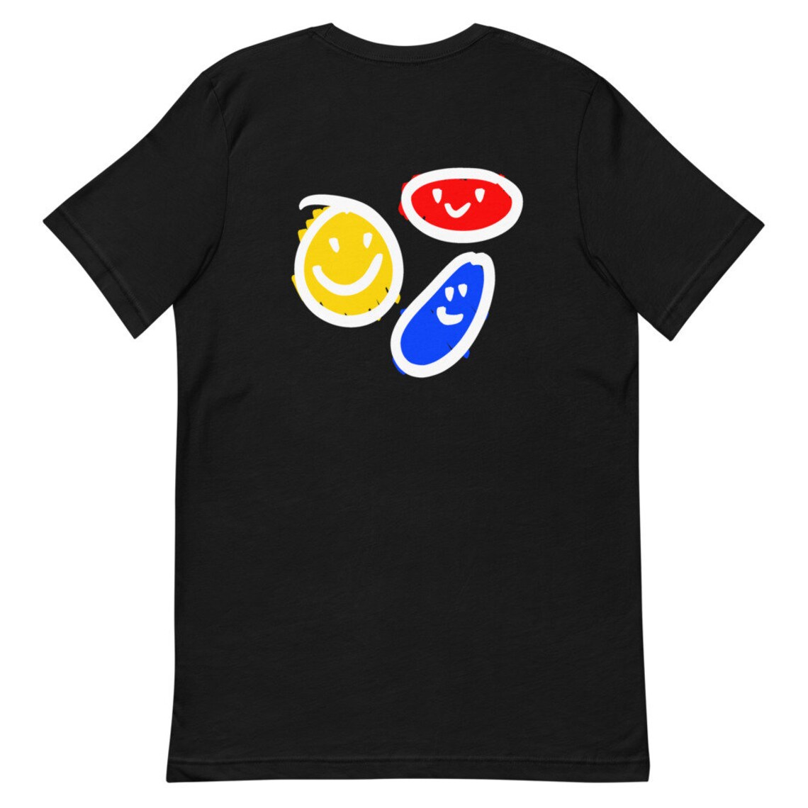 Happiness Smiley Faces Streetwear Fashion Unisex T-shirt - Etsy