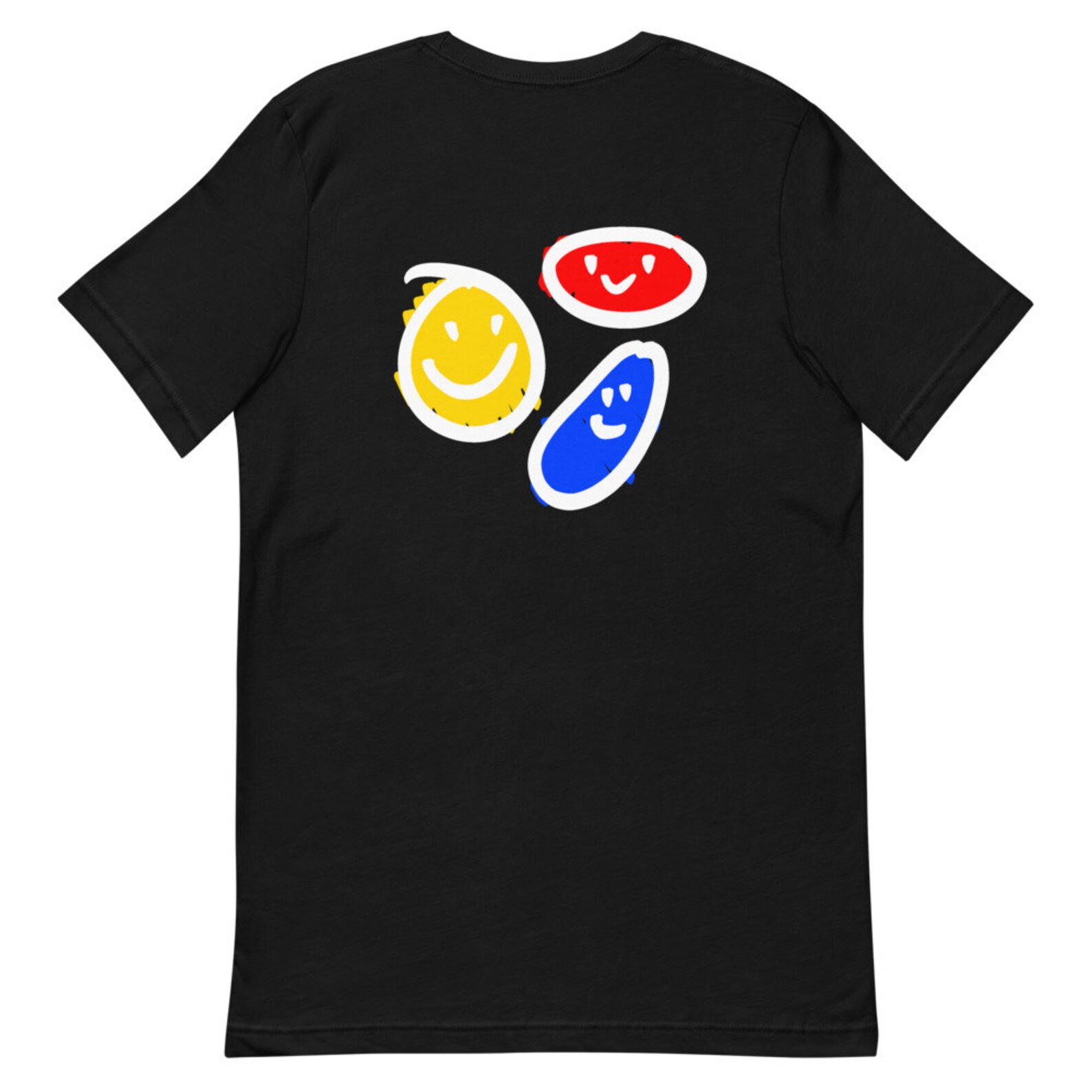 Happiness Smiley Faces Streetwear Fashion Unisex T-shirt | Etsy