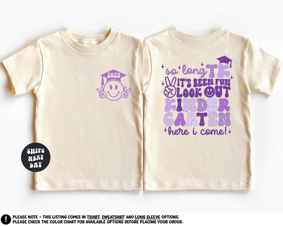 TK Graduation Shirt Hello Kindergarten Last Day of School Tee Toddler ...