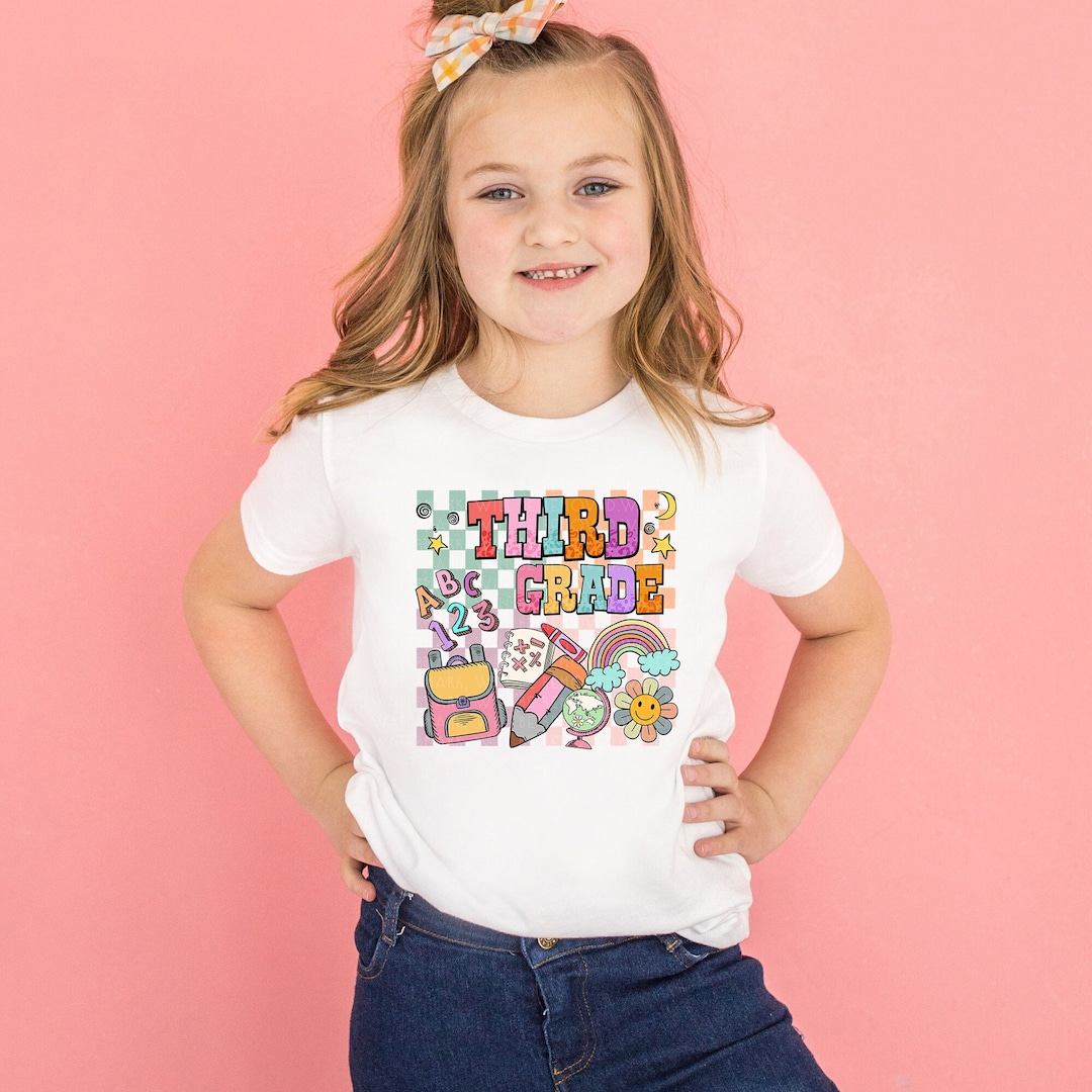 3rd Grade Shirt Back to School Shirt Third Grader Tee School Team ...