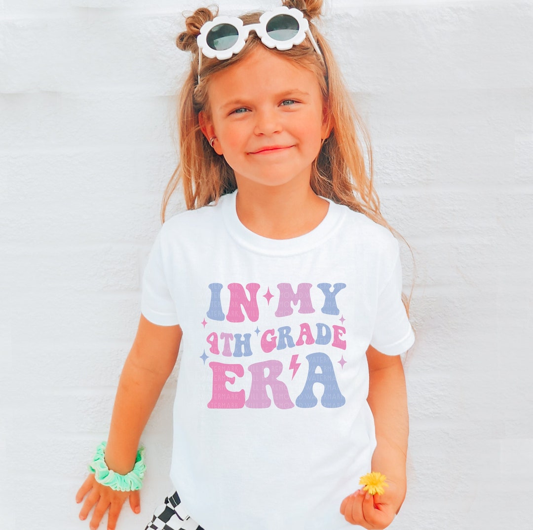 In My 4th Grade Era Shirt Retro Fourth Grader T-shirt Back to School ...