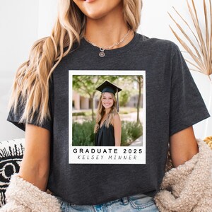 Custom Graduation Shirt Custom Photo and Name Graduation Shirt ...
