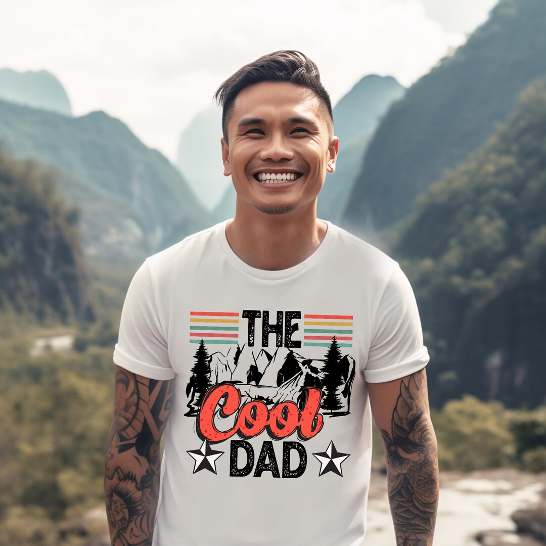 The Cool Dad Shirt Best Dad Shirt Funny Dad Shirt Retro Cool Dad Shirt Father Tshirt New Dad