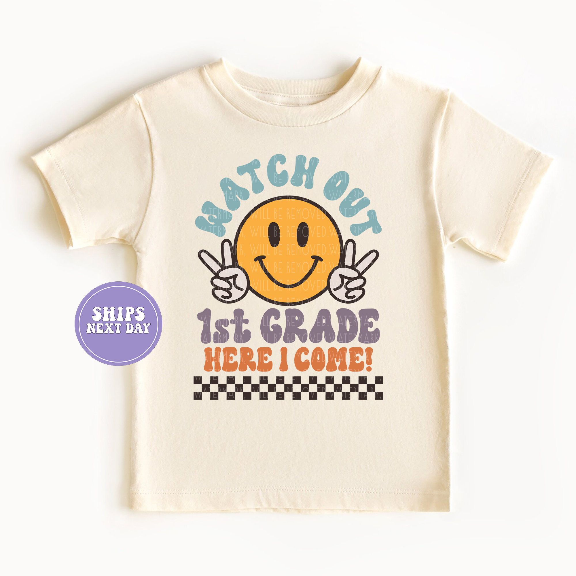 First Grade Back to School Shirt Watch Out 1st Grade Here I Come Shirt ...