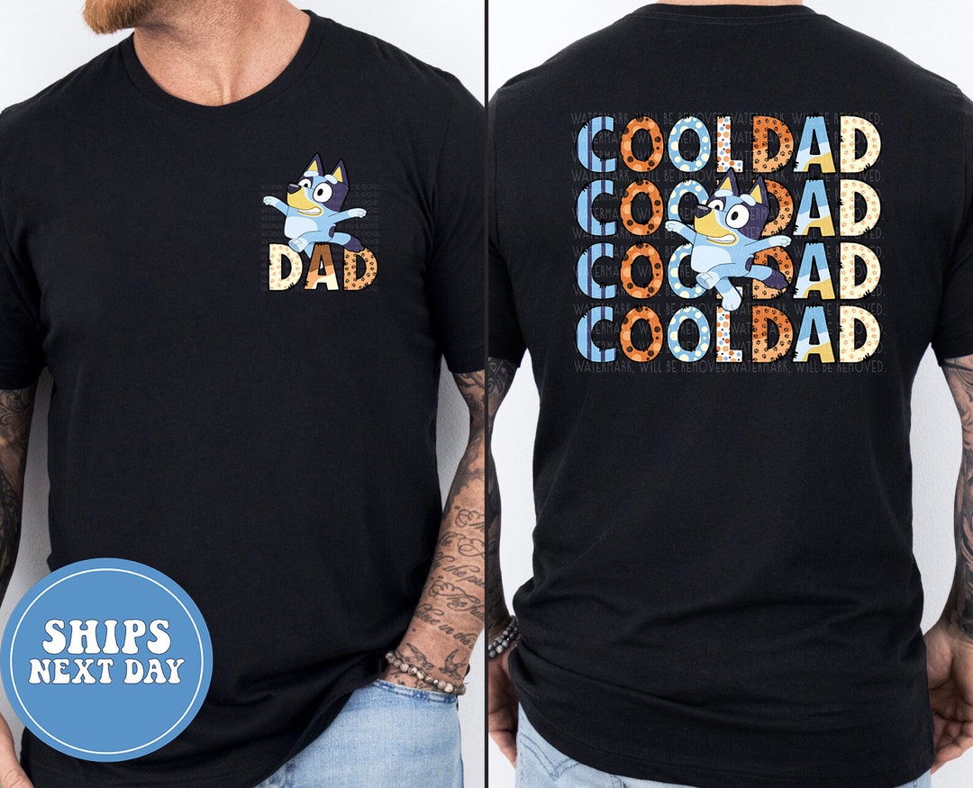 Blue Cool Dad Shirt Blue Father's Day Shirt Cool Dad T-shirt Gift for ...