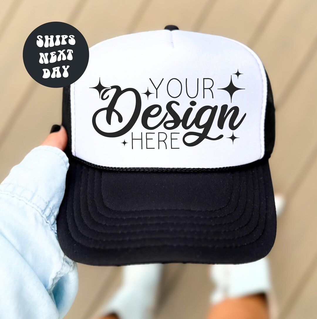 Customizable Trucker Hats for Team Events Personalized Hat Adjustable ...