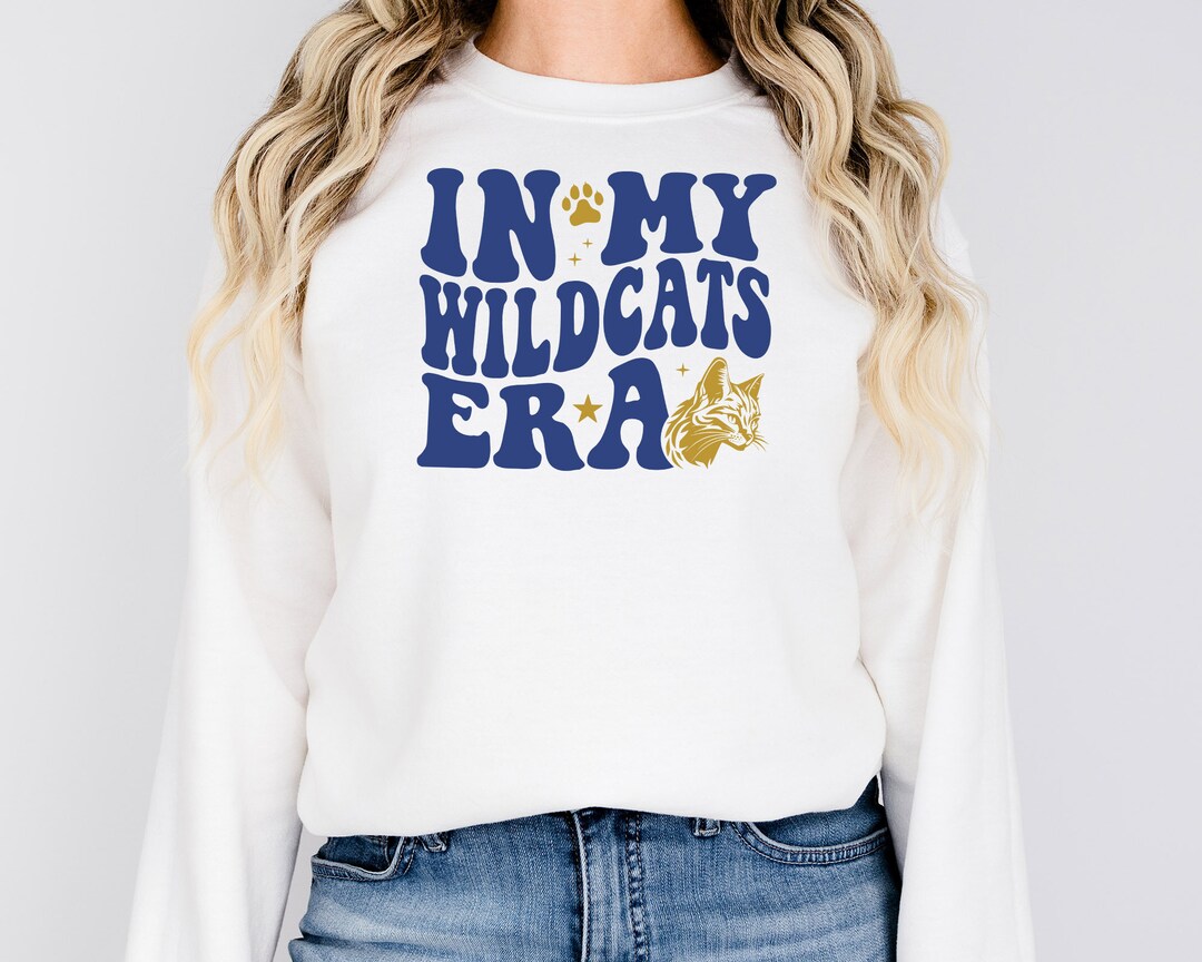 In My Wildcats Era Sweatshirt Wildcats Inspired Mom Sweatshirt Wildcat ...