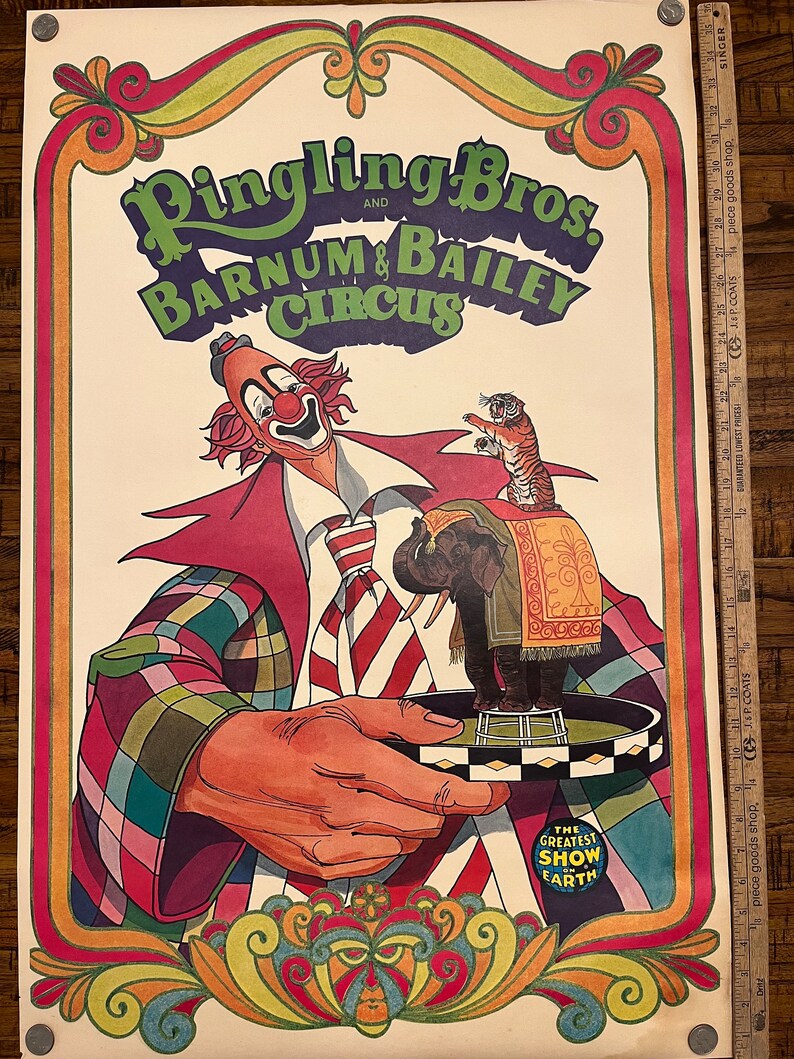 Ringling Bros. Poster Collection Circa 1974 - Etsy
