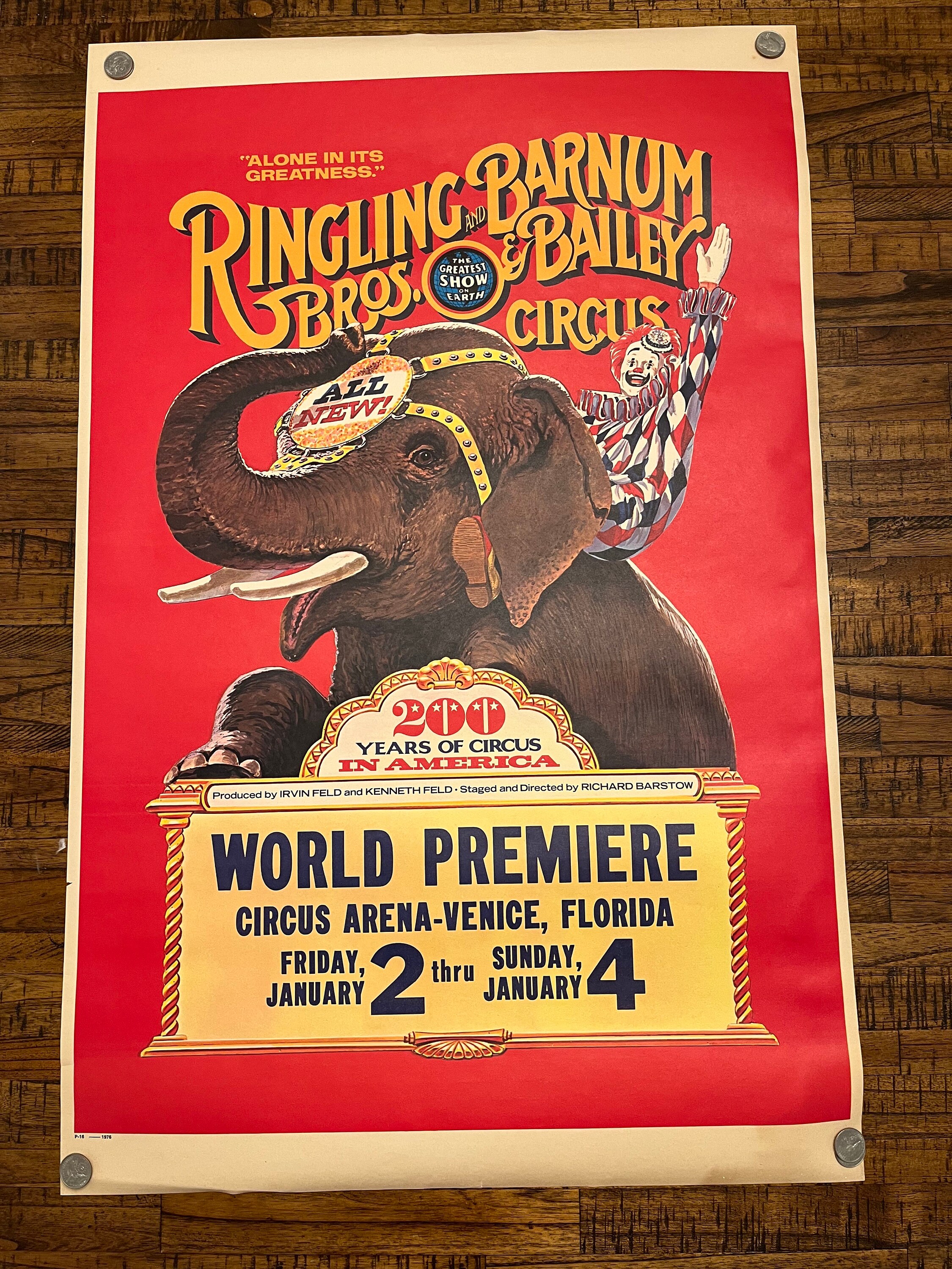 Ringling Bros. Poster Collection Circa 1974 - Etsy