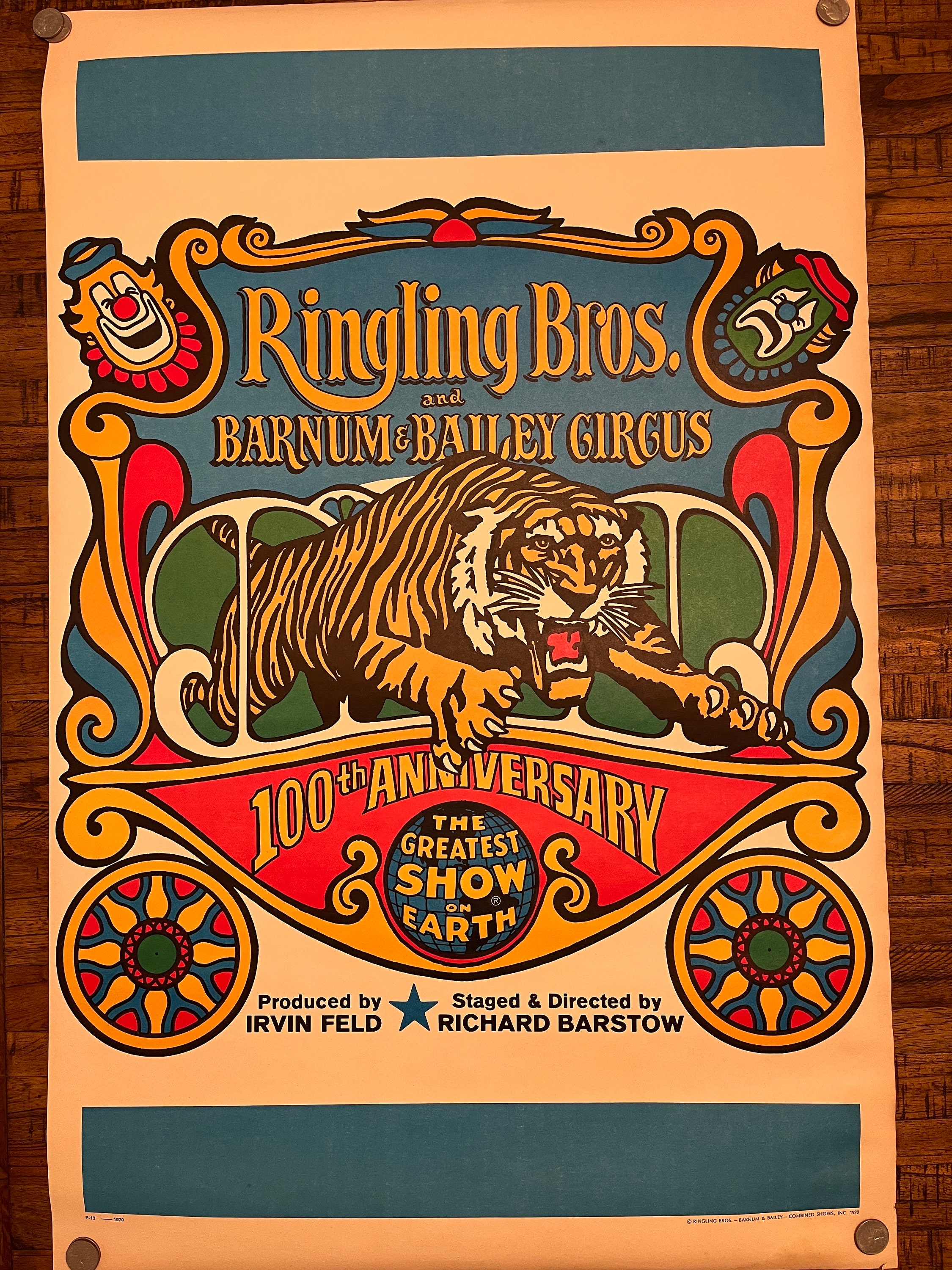 Ringling Bros. Poster Collection Circa 1974 - Etsy