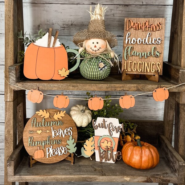Pumpkin Tiered Tray - Etsy