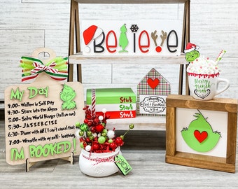 Grinch Believe Sign - Etsy