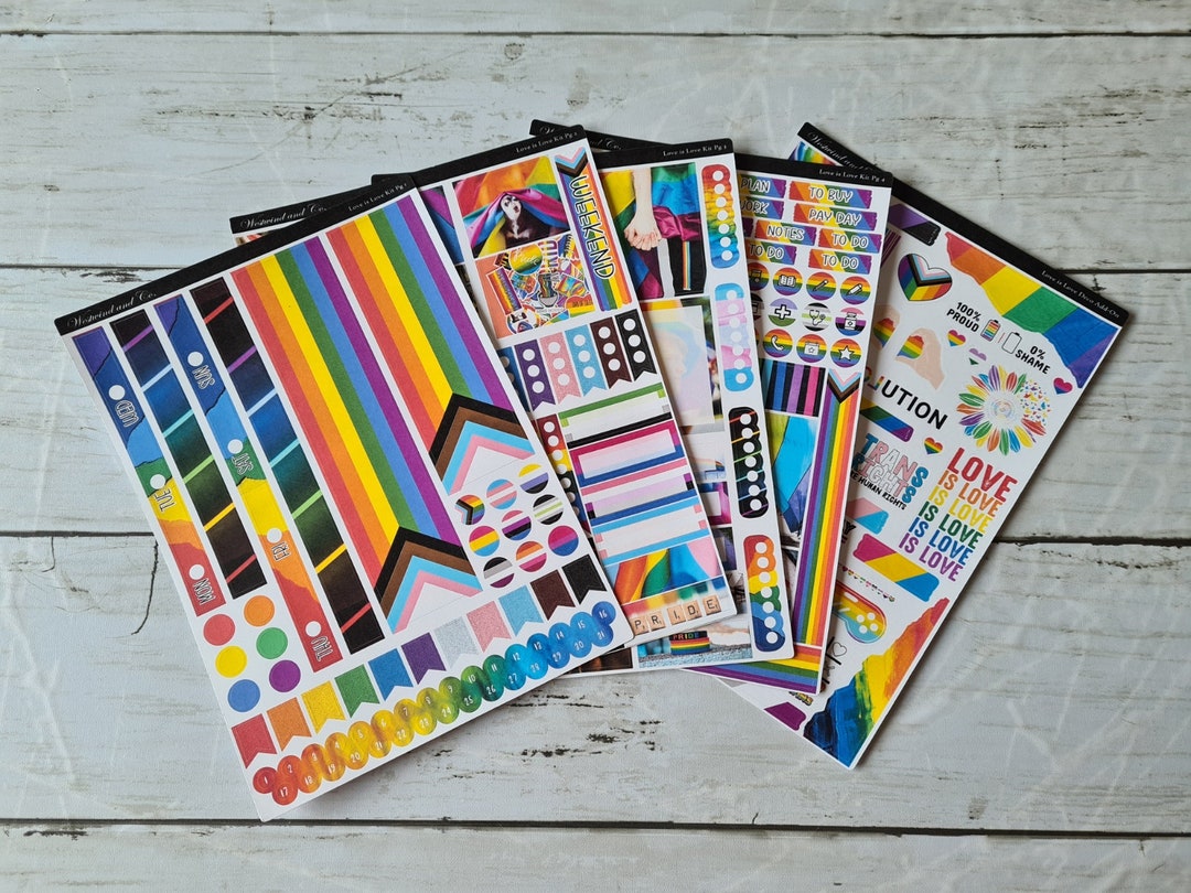 Love is Love // Pride // LGBTQ // LGBTQIA // A La Carte // Hobonichi ...