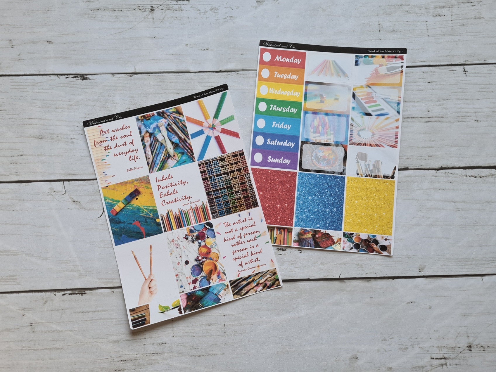 Obra de arte // Arte // Pintura // A La Carte // Kit de - Etsy España