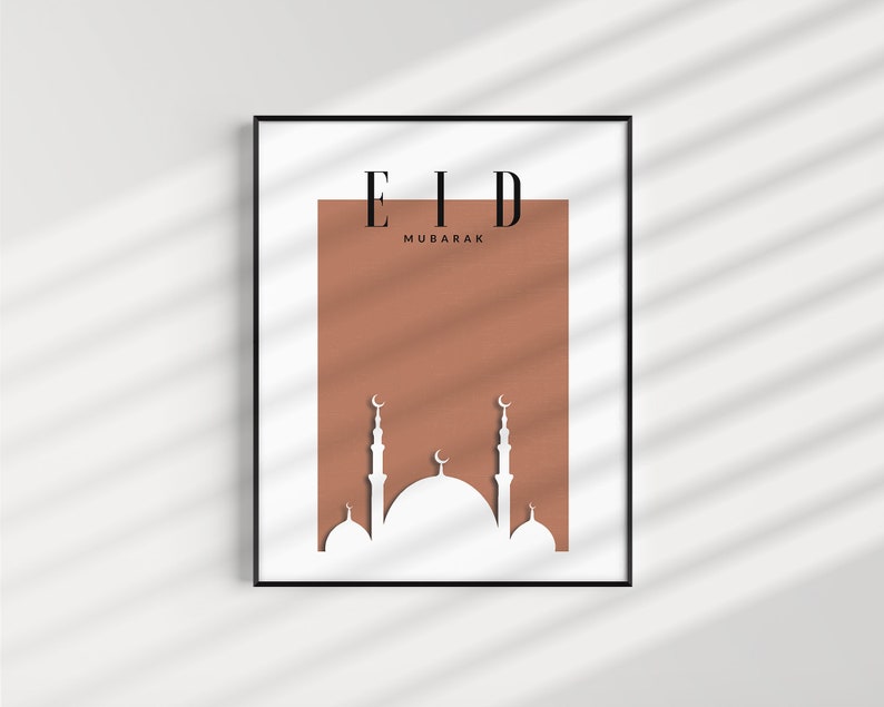 Printable Eid Mubarak Print | Eid Decoration | Eid Gift | Islamic Print ...