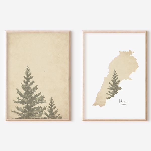 Lebanon Art With Frame - Etsy UK