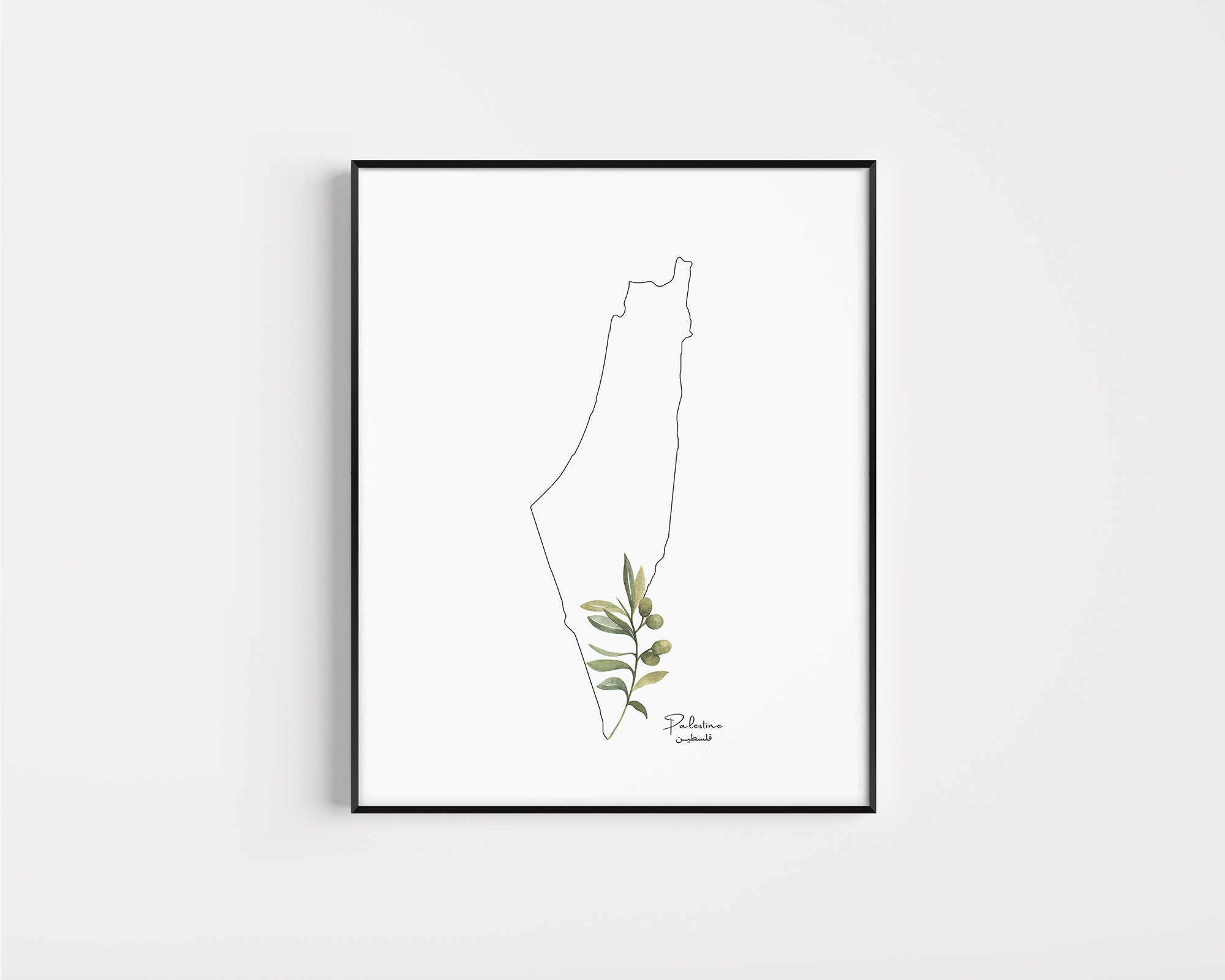 Set of 3 Palestine Posters Printable Palestine Art Palestine Olive Tree ...