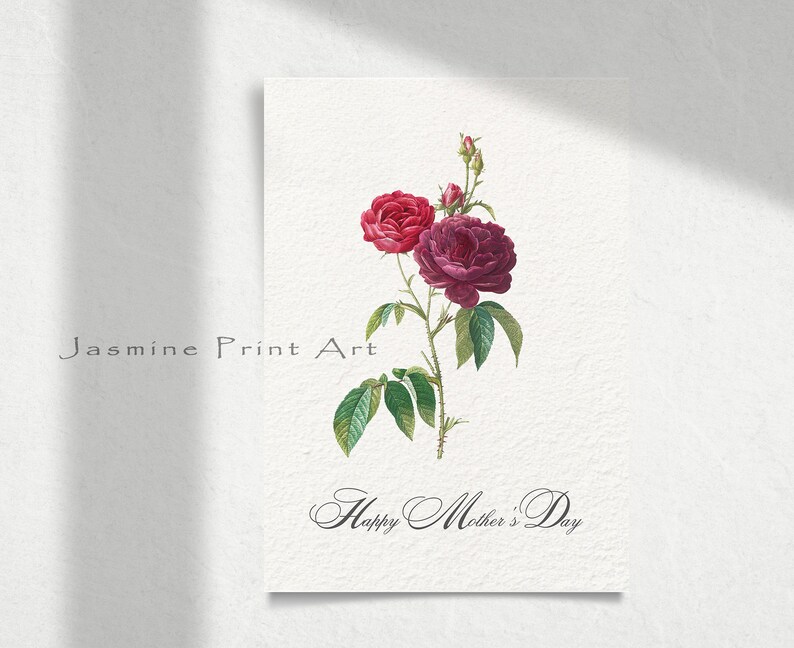 Printable Happy Mothers Day Poster | Floral Happy Mothers Day | Mothers ...