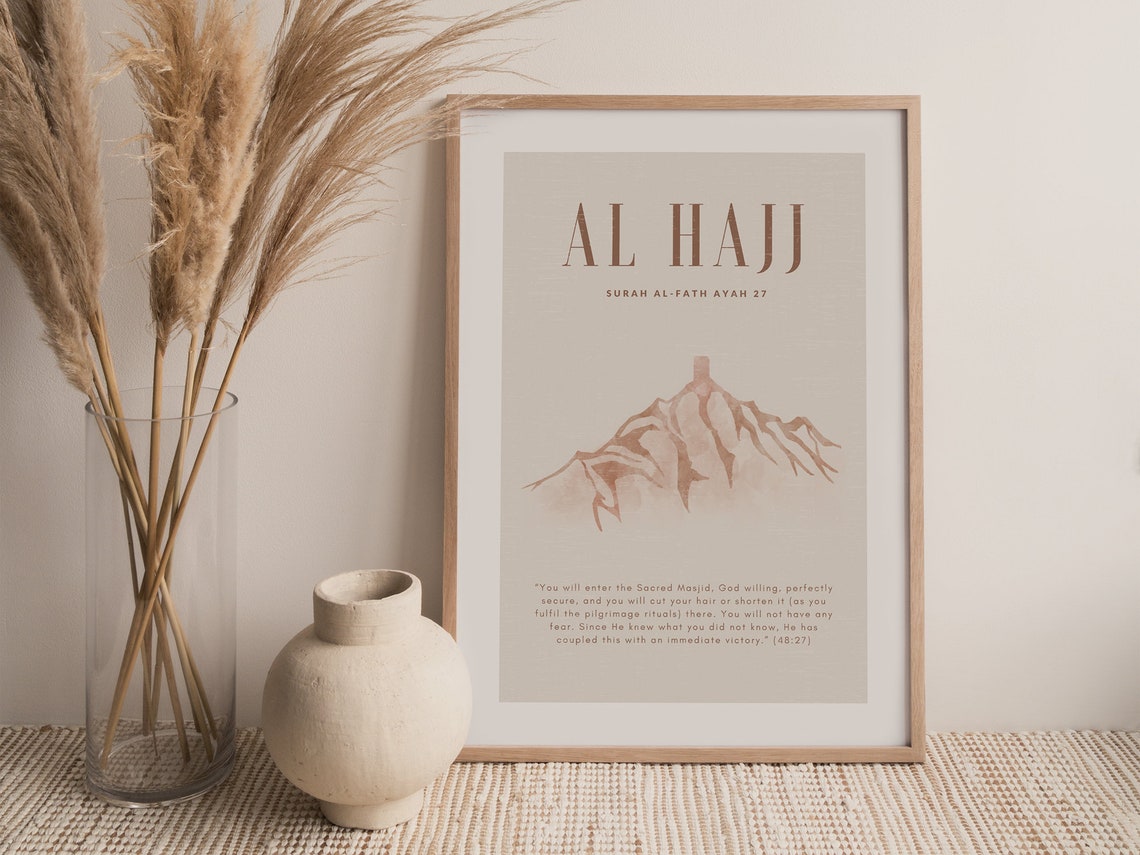 Hajj Digital Print | Hajj Poster | Arafah Wall Art | Hajj Poster | Hajj ...