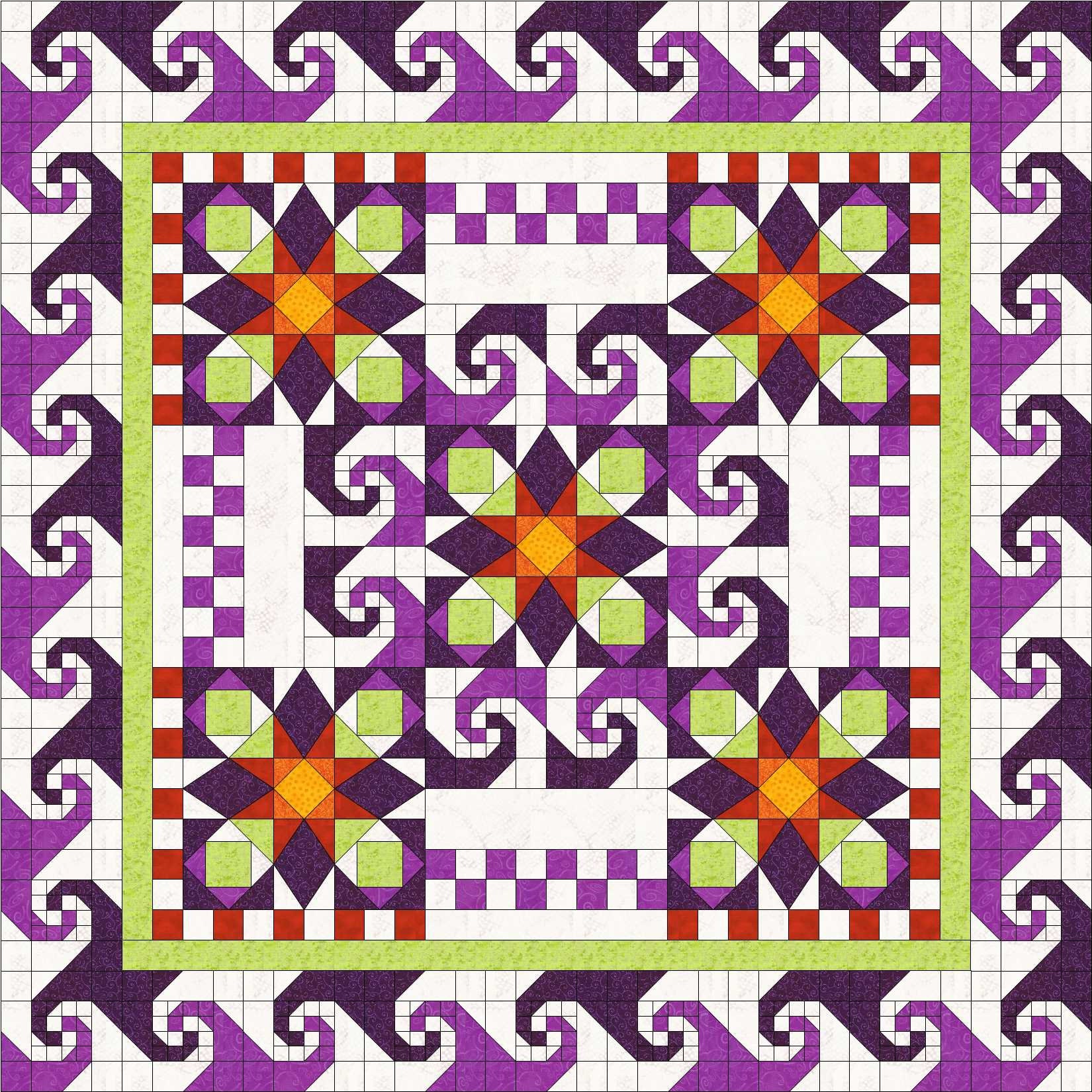 Patchwork Quilt Pattern - Etsy