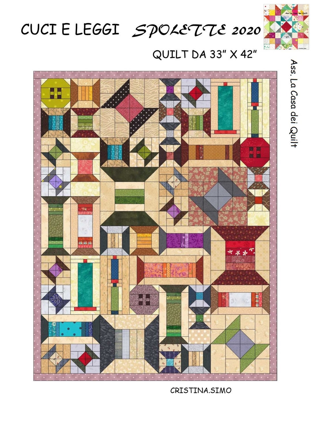 Quilt Pattern Spool Panel With Spools and Buttons - Etsy