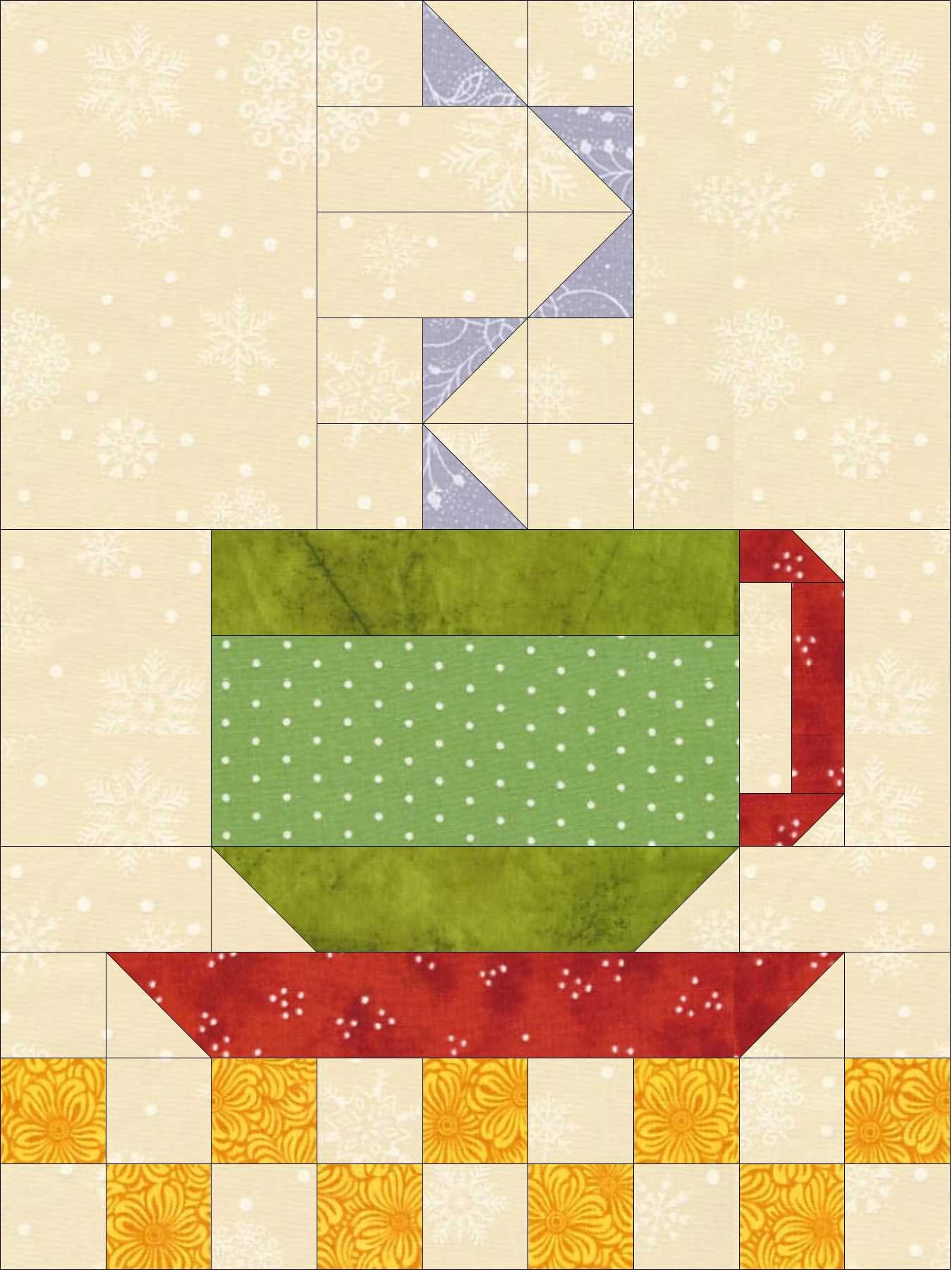 PDF Pattern Patchwork Quilt Friday Coffee - Etsy