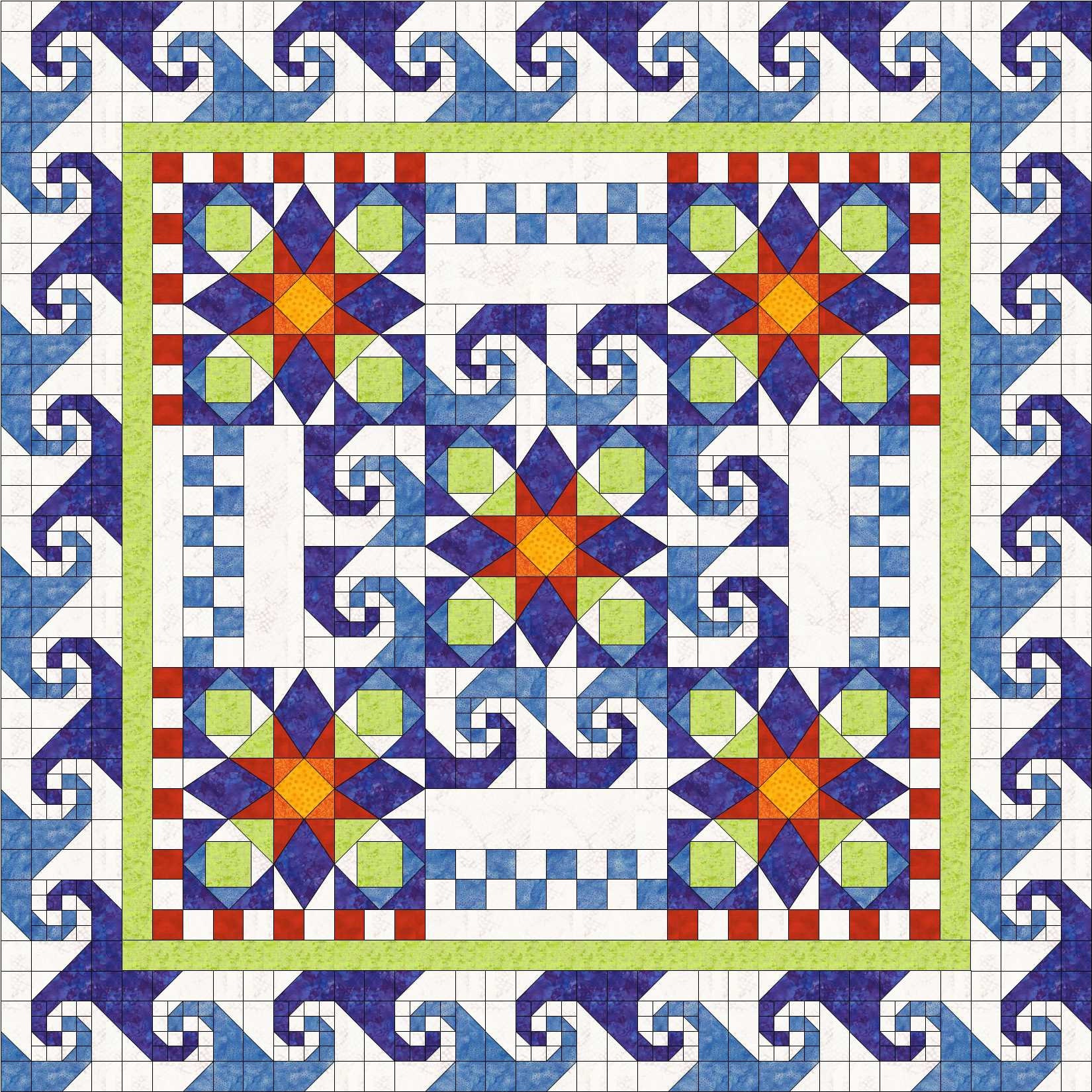 Patchwork Quilt Pattern - Etsy