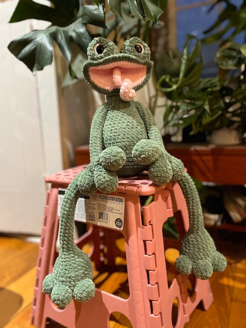 Frogzilla Plushie - Etsy