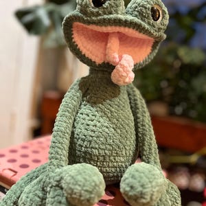 Frogzilla Plushie - Etsy