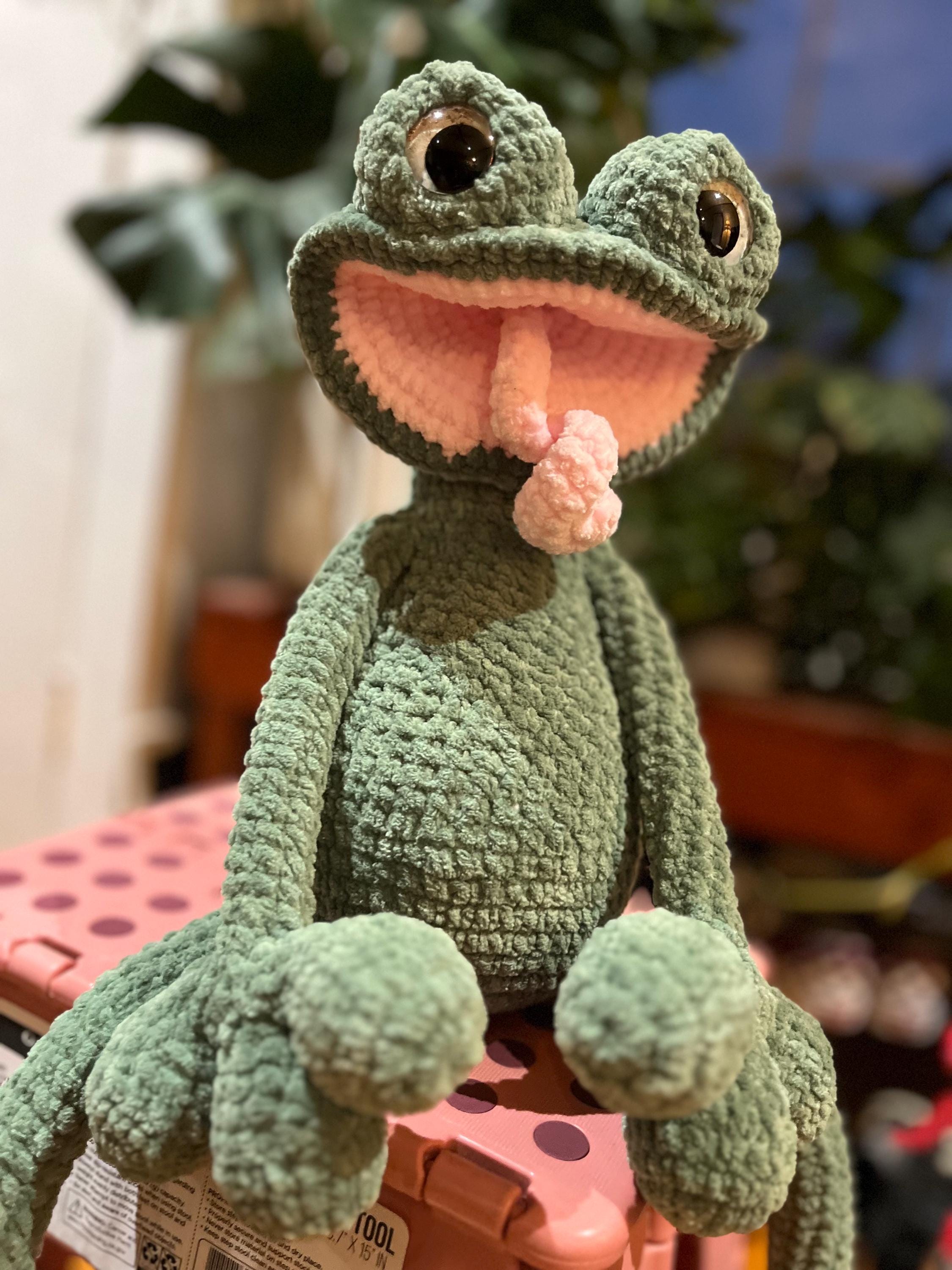 Frogzilla Plushie - Etsy