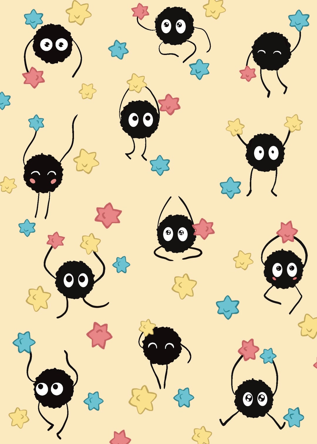 Soot Sprite Print - Etsy