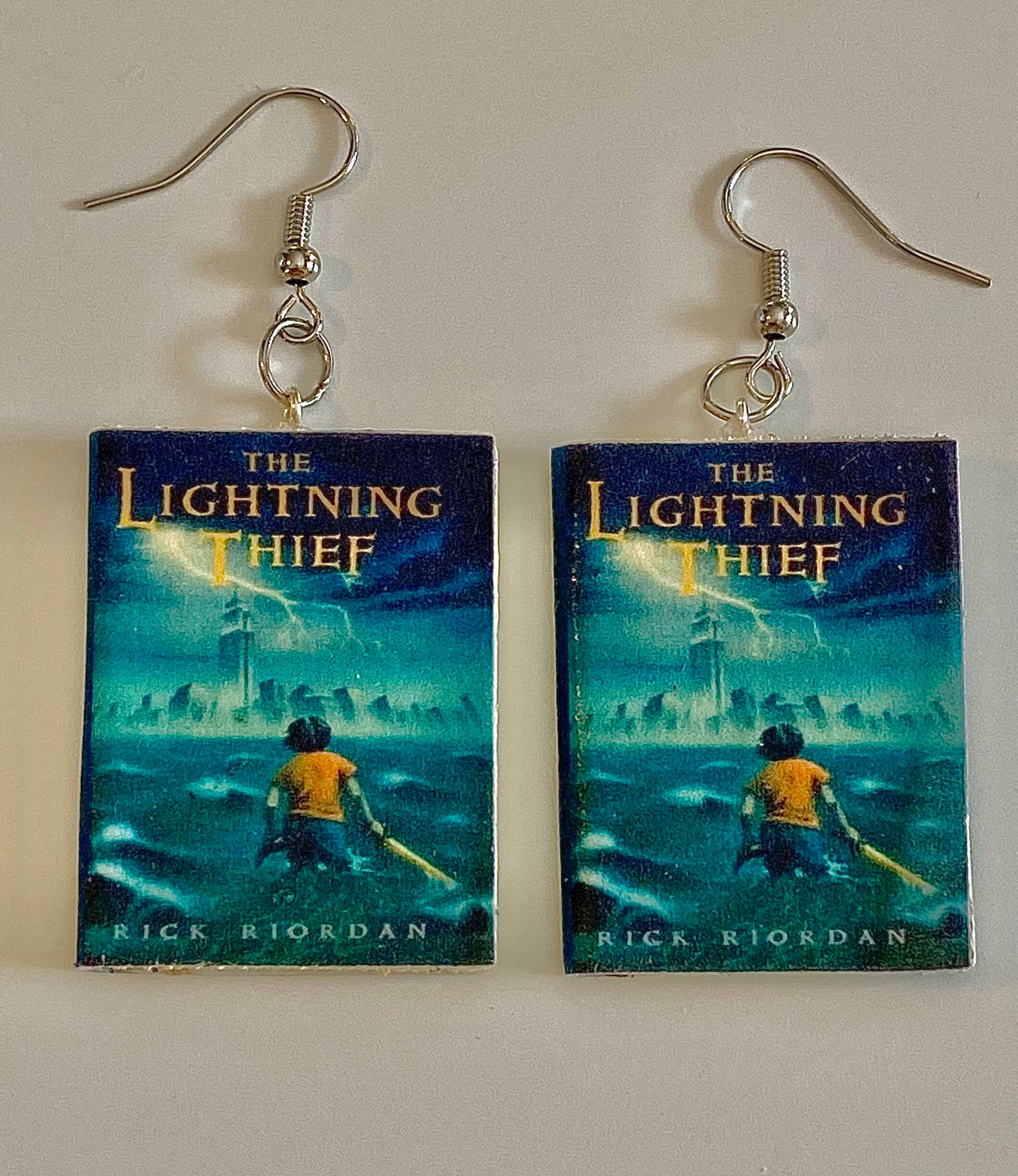 Custom Book Earrings - Etsy