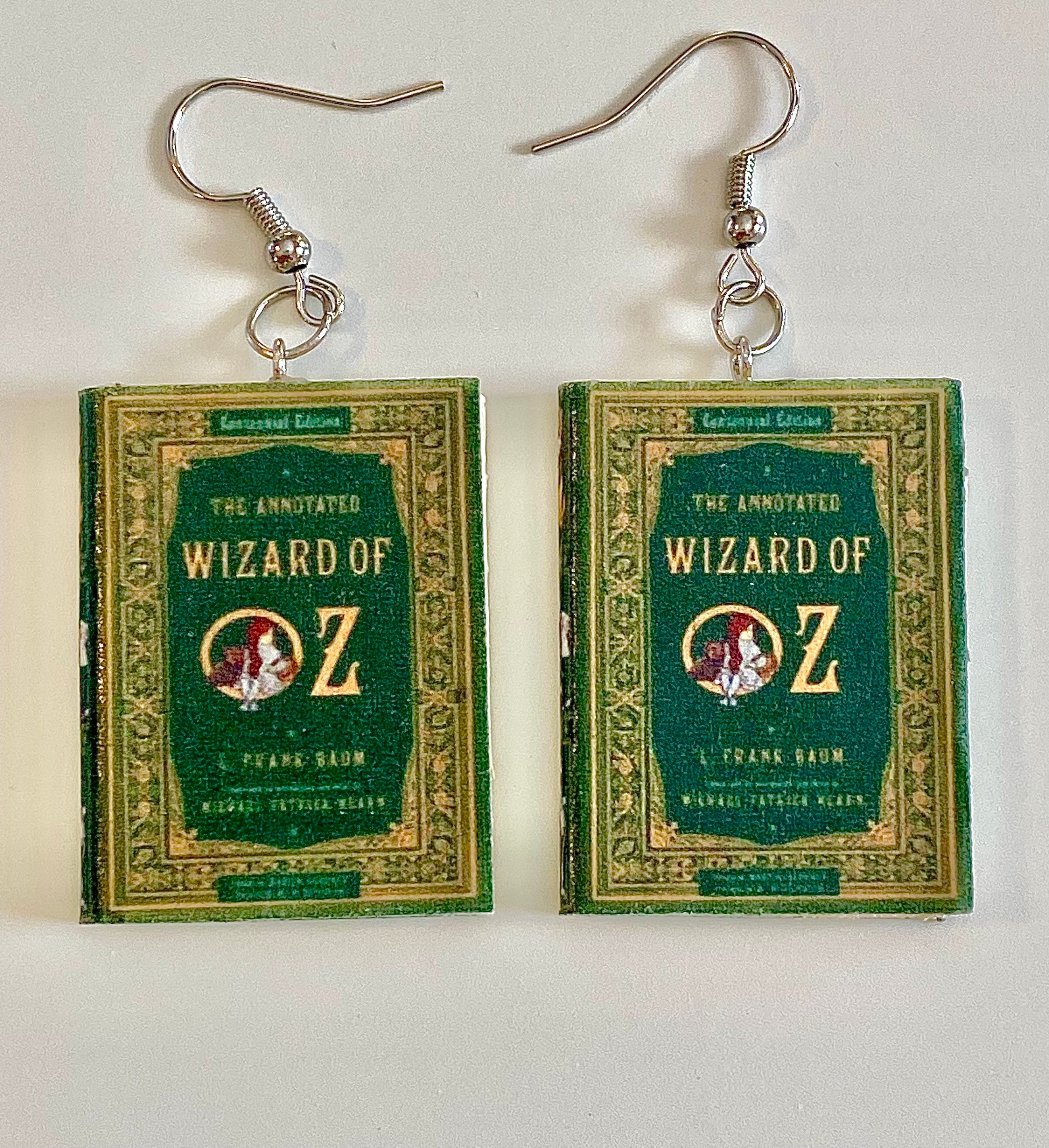 Custom Book Earrings - Etsy