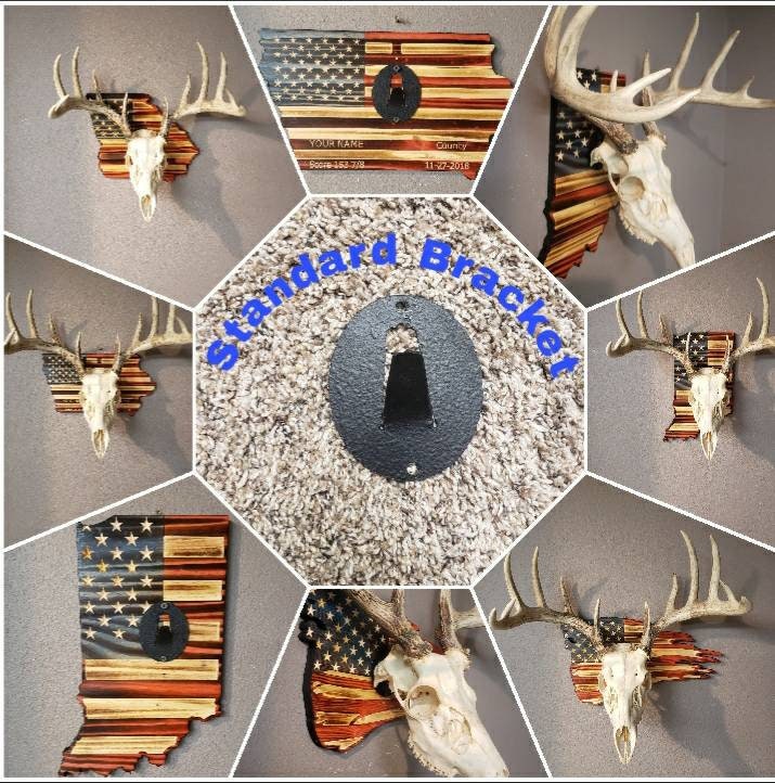 European Deer Mount Plaque Personalized Any State - Etsy