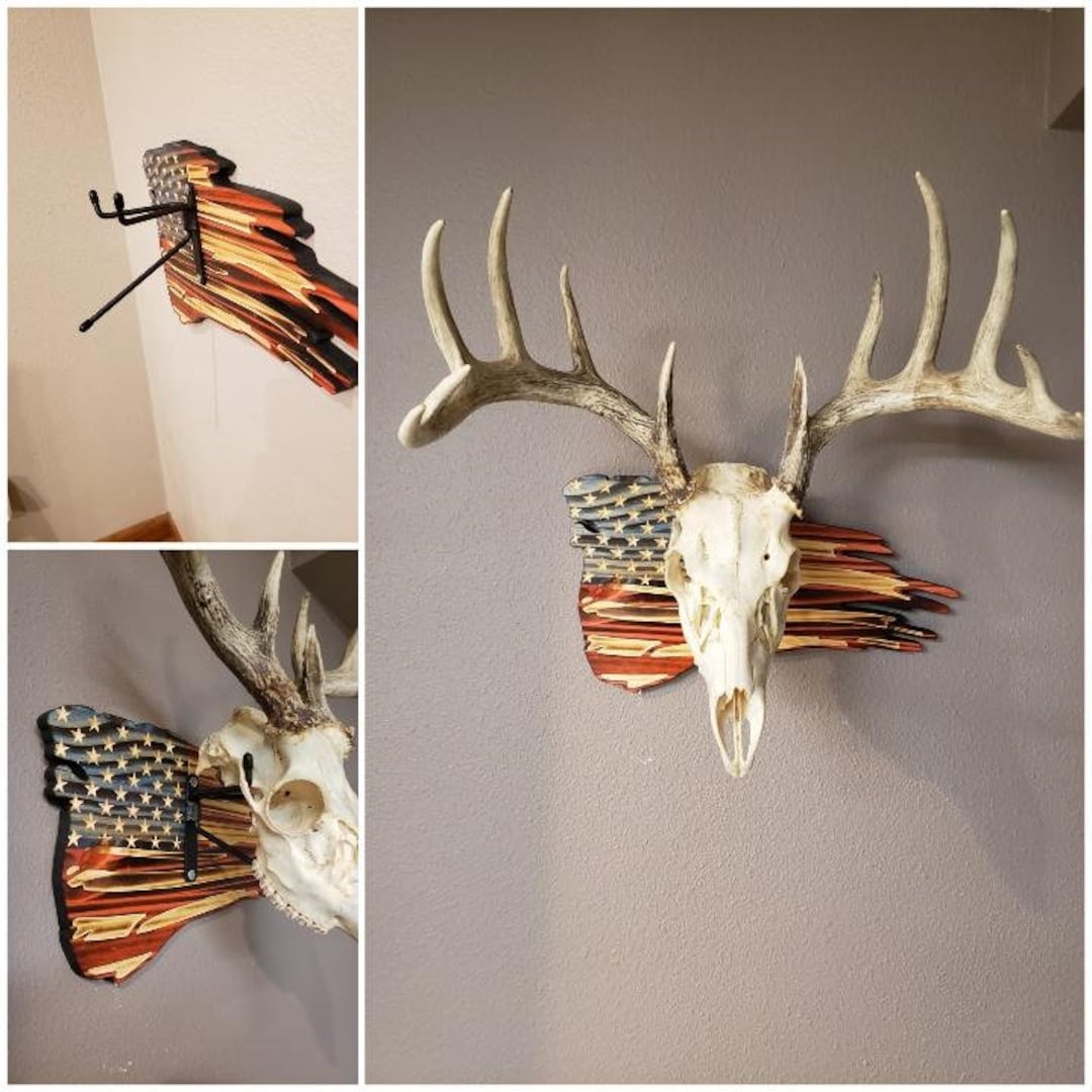 European Deer Mount Plaque Personalized Any State - Etsy