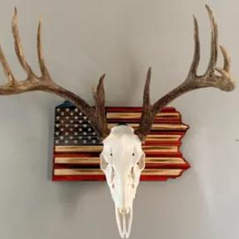 European Mount With Flag - Etsy