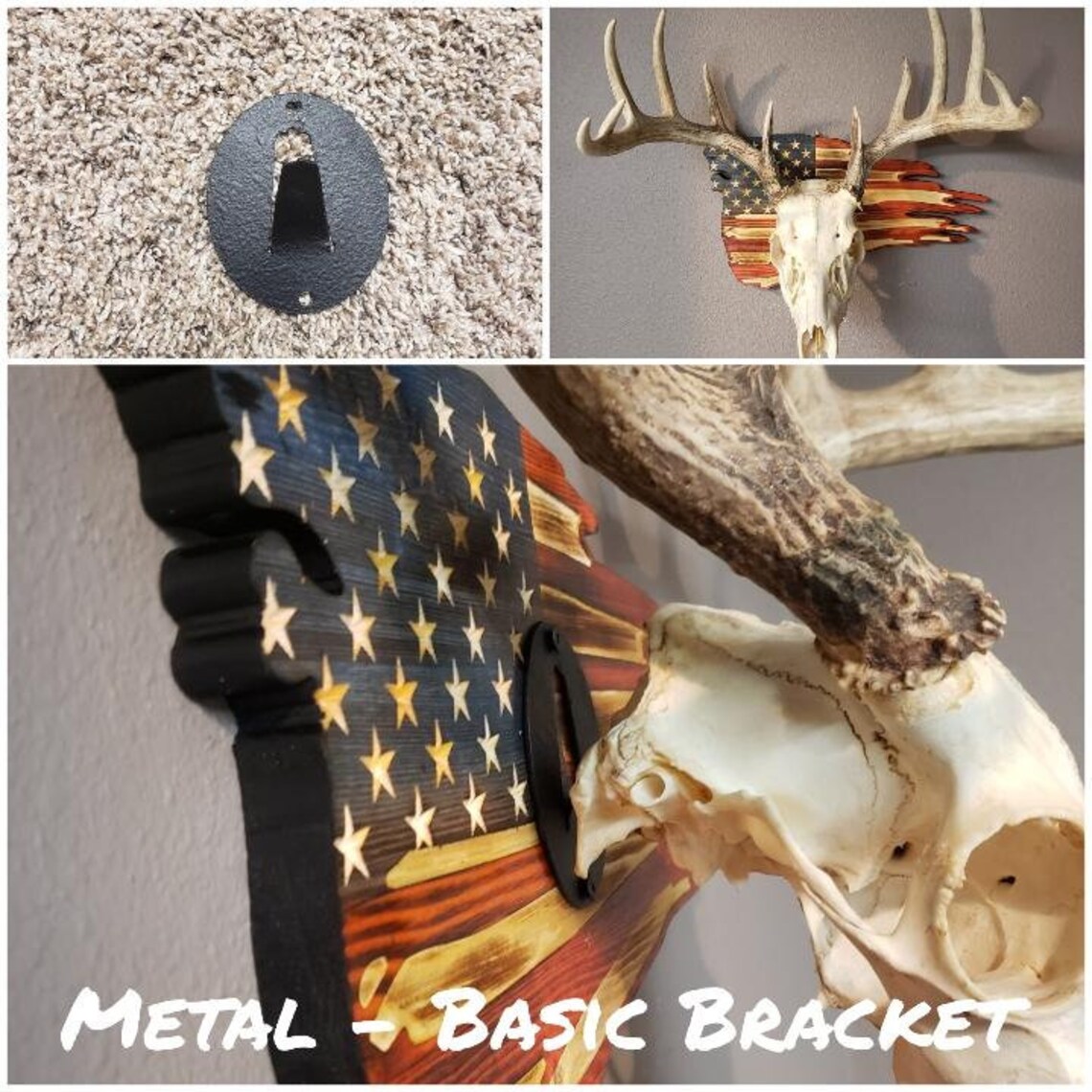 European Deer Mount Plaque Personalized Any State - Etsy