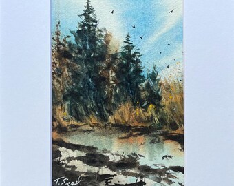 Original Small Sized Watercolor Painting - Etsy