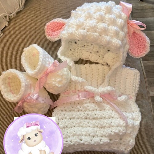 Lamb Hat Knitting Pattern Lamb Costume Pattern Baby - Etsy