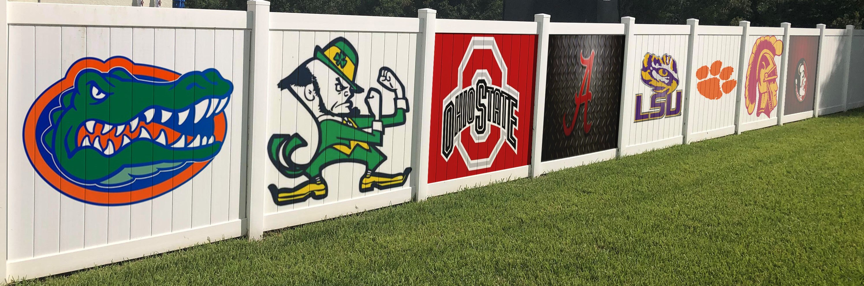 Removable Customized Fence Decals - Etsy