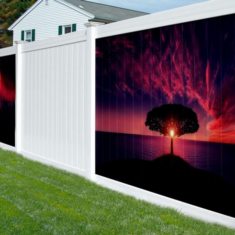 Outdoor Fence Decor - Etsy