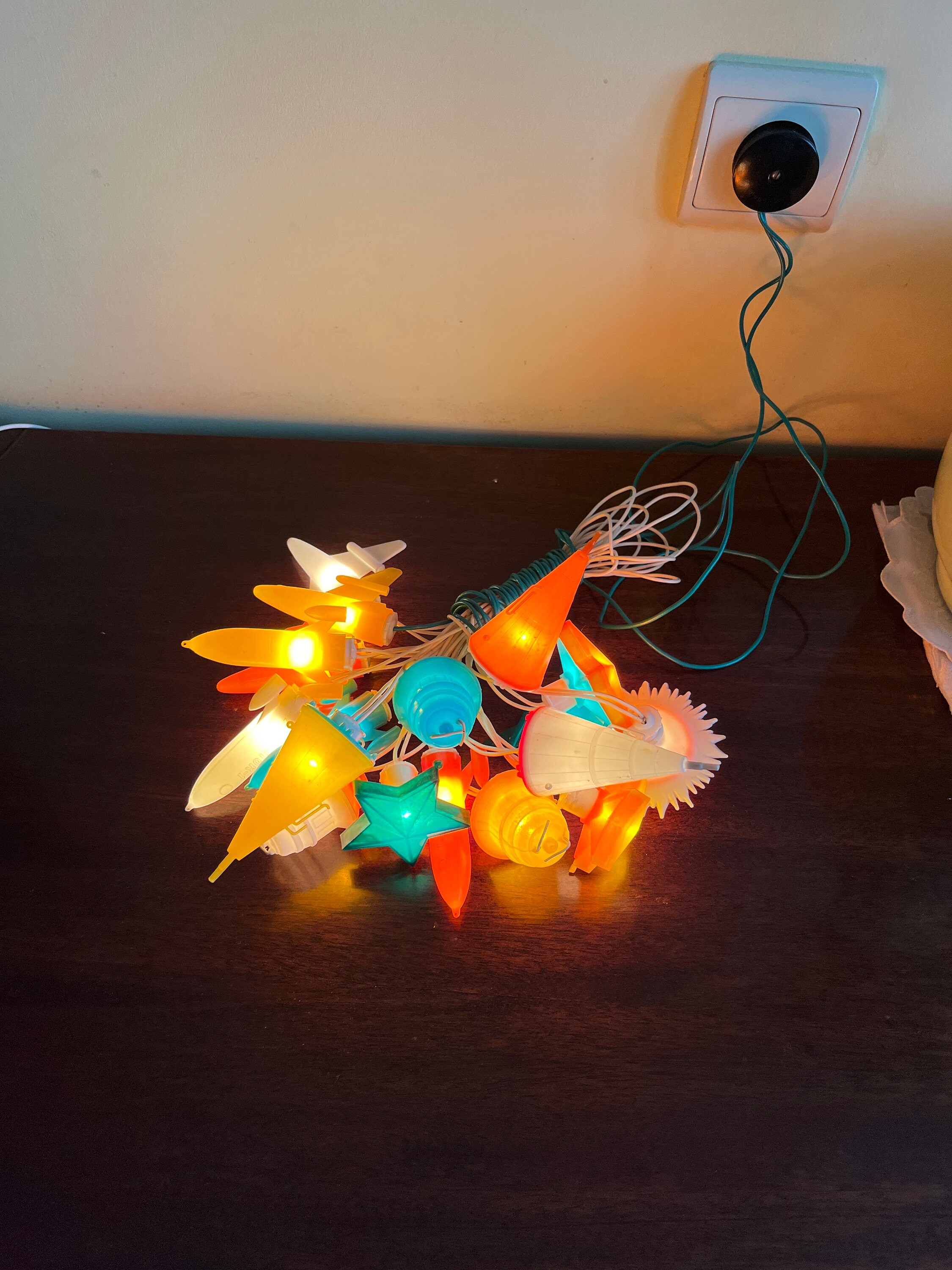 110 or 220V! for US or EU! Asteroid Space Christmas Soviet Garland ...