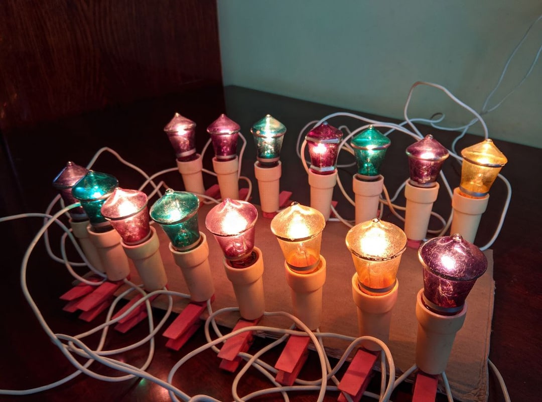Rare 1950s Soviet Christmas Lights Soviet Garland Christmas - Etsy