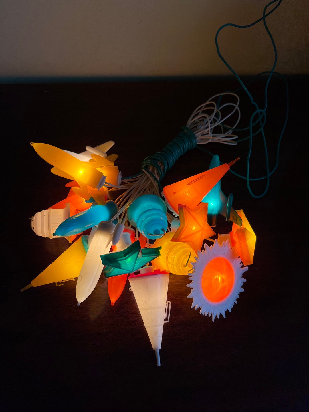 110 or 220V! for US or EU! Asteroid Space Christmas Soviet Garland ...
