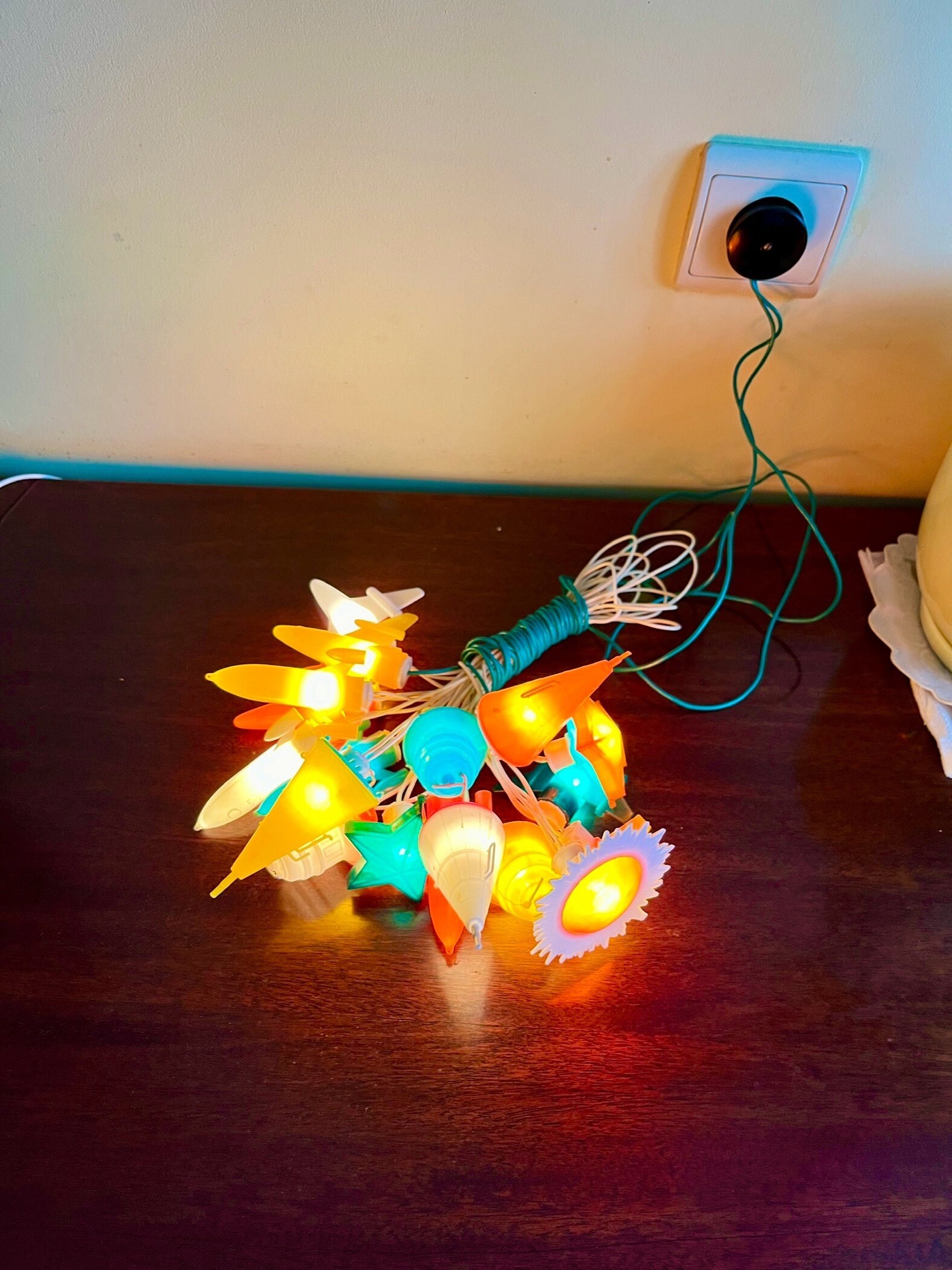 110 or 220V! for US or EU! Asteroid Space Christmas Soviet Garland ...