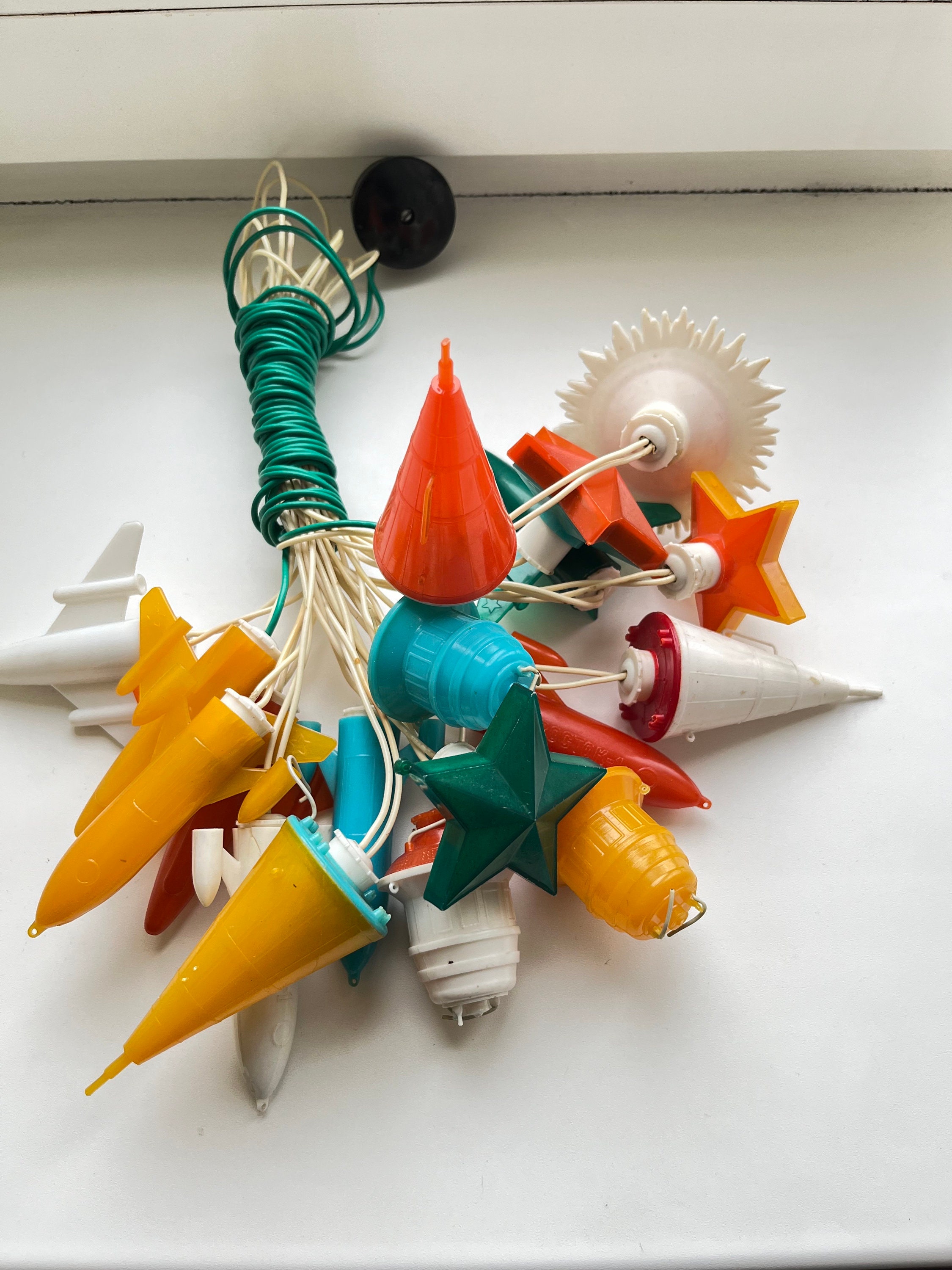 110 or 220V! for US or EU! Asteroid Space Christmas Soviet Garland ...