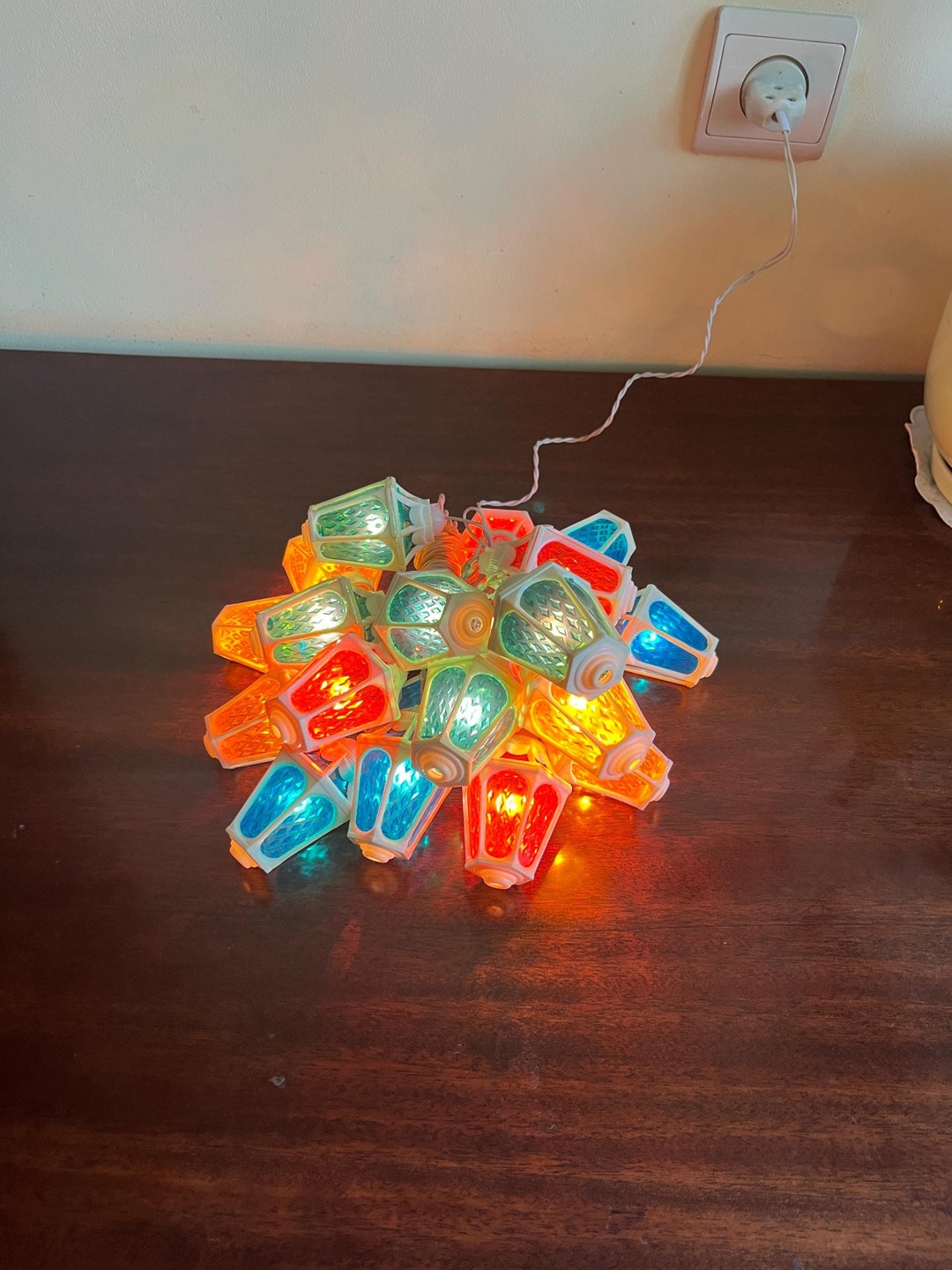 110 or 220V! Very Rare Christmas Soviet Garland "street Lights ...