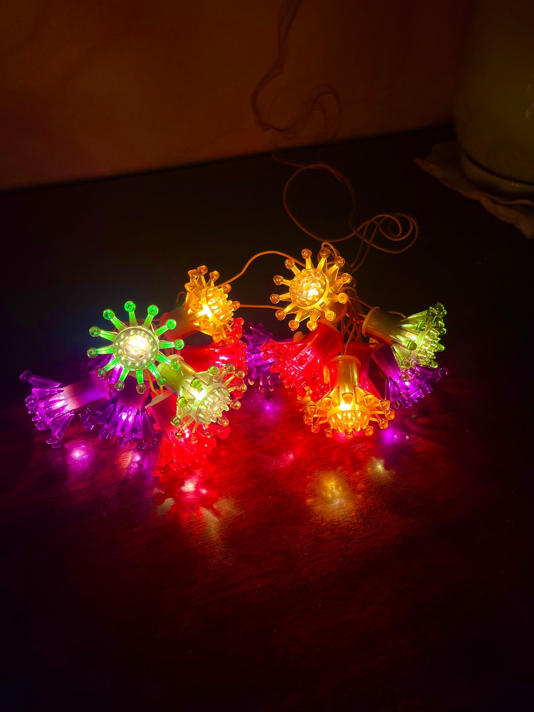 110v or 220v Very Rare Christmas Soviet Garland Christmas Ussr Ornament ...