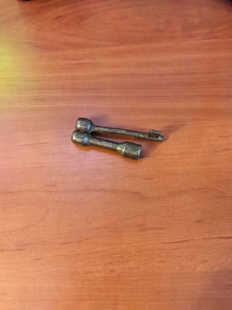 Vintage Train Conductor Keys, 2x Keys Set, Soviet Special Key, USSR ...